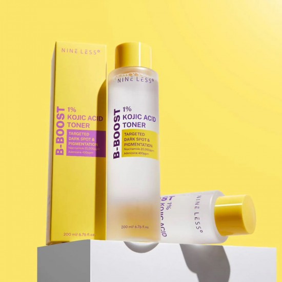 NINELESS - B Boost 1% Kojic Acid Toner 200ml – KBEAUTYOUTLETUSA.COM